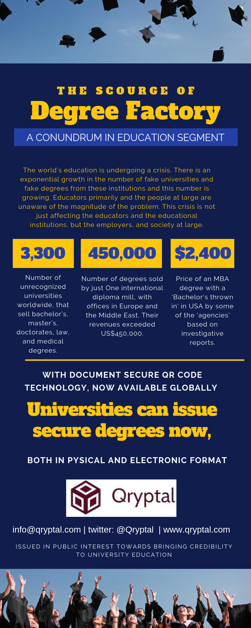 Secure QR Code technology now enables Universities to issue degrees ...