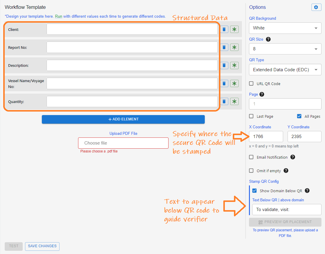 Feature Update : Qryptal’s PDF Stamping using Secure QR Code technology to prevent document forgery